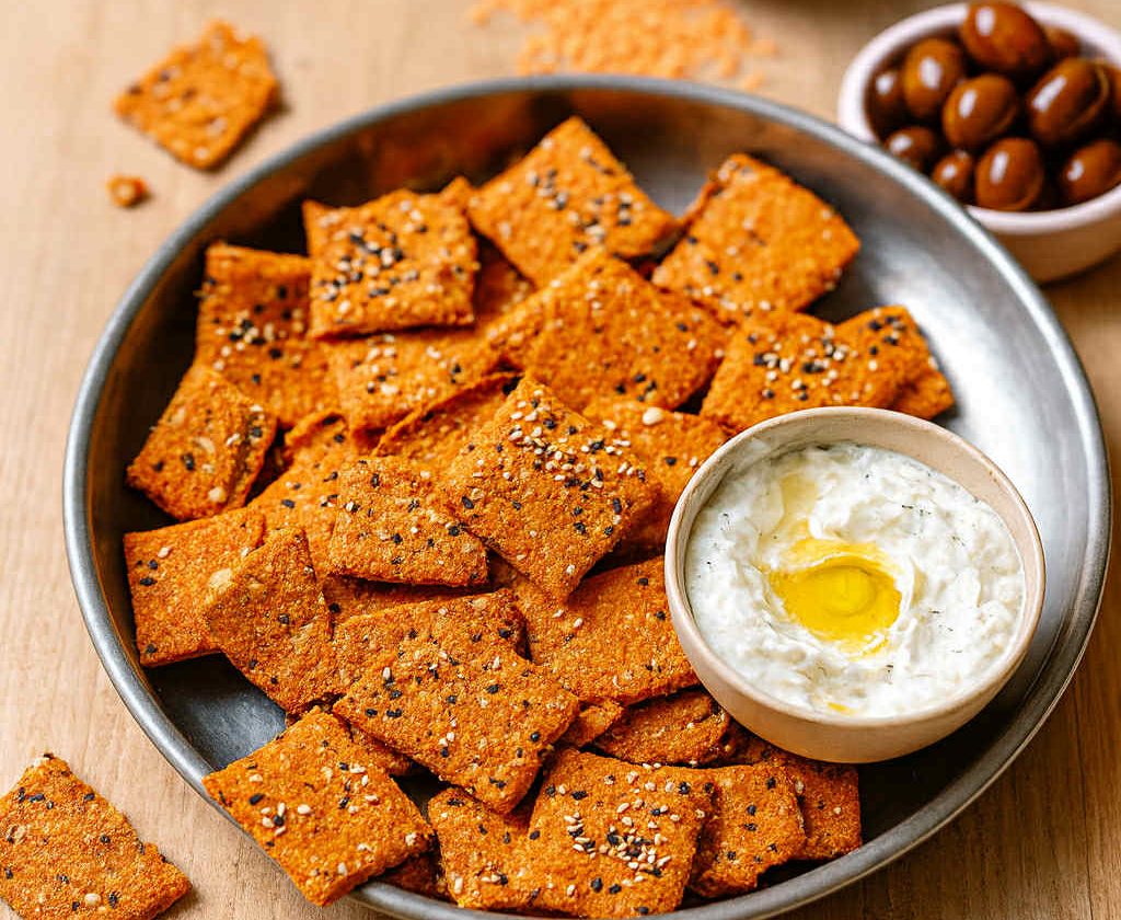 Red Lentil Crackers – Simple Food