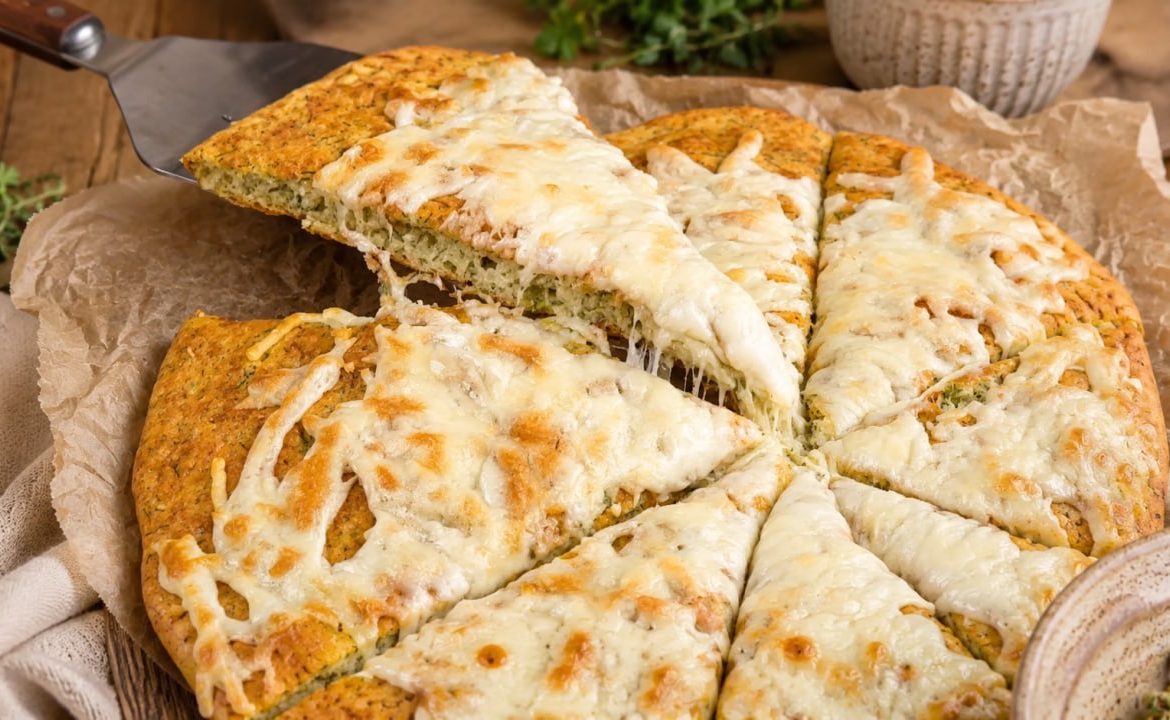 Cottage Cheese Almond Flatbread with Mozzarella – Simple Food