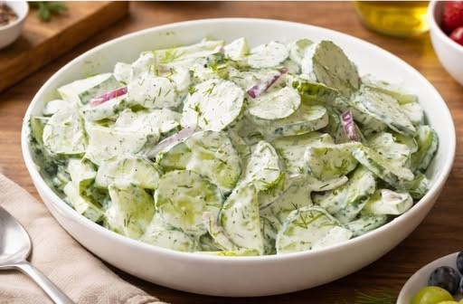 Creamy Dill Cucumber Ribbon Salad – Simple Food